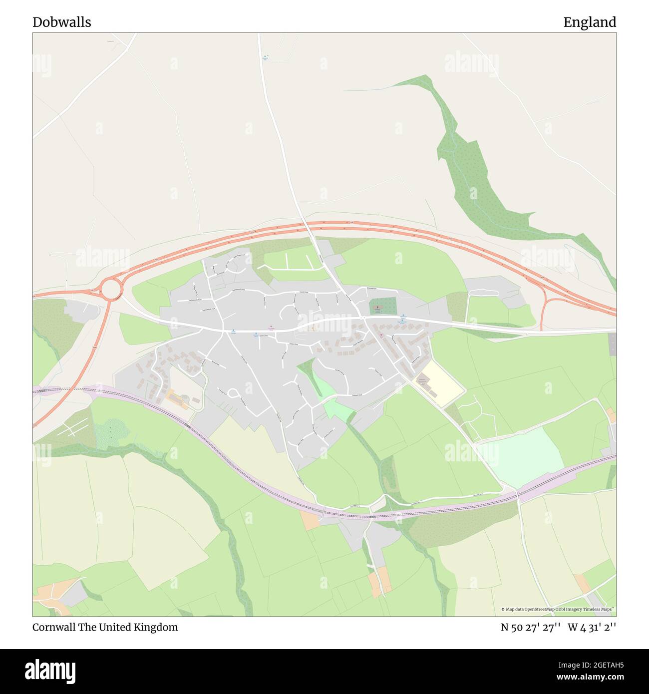 Dobwalls, Cornwall, Großbritannien, England, N 50 27' 27'', W 4 31' 2 ...
