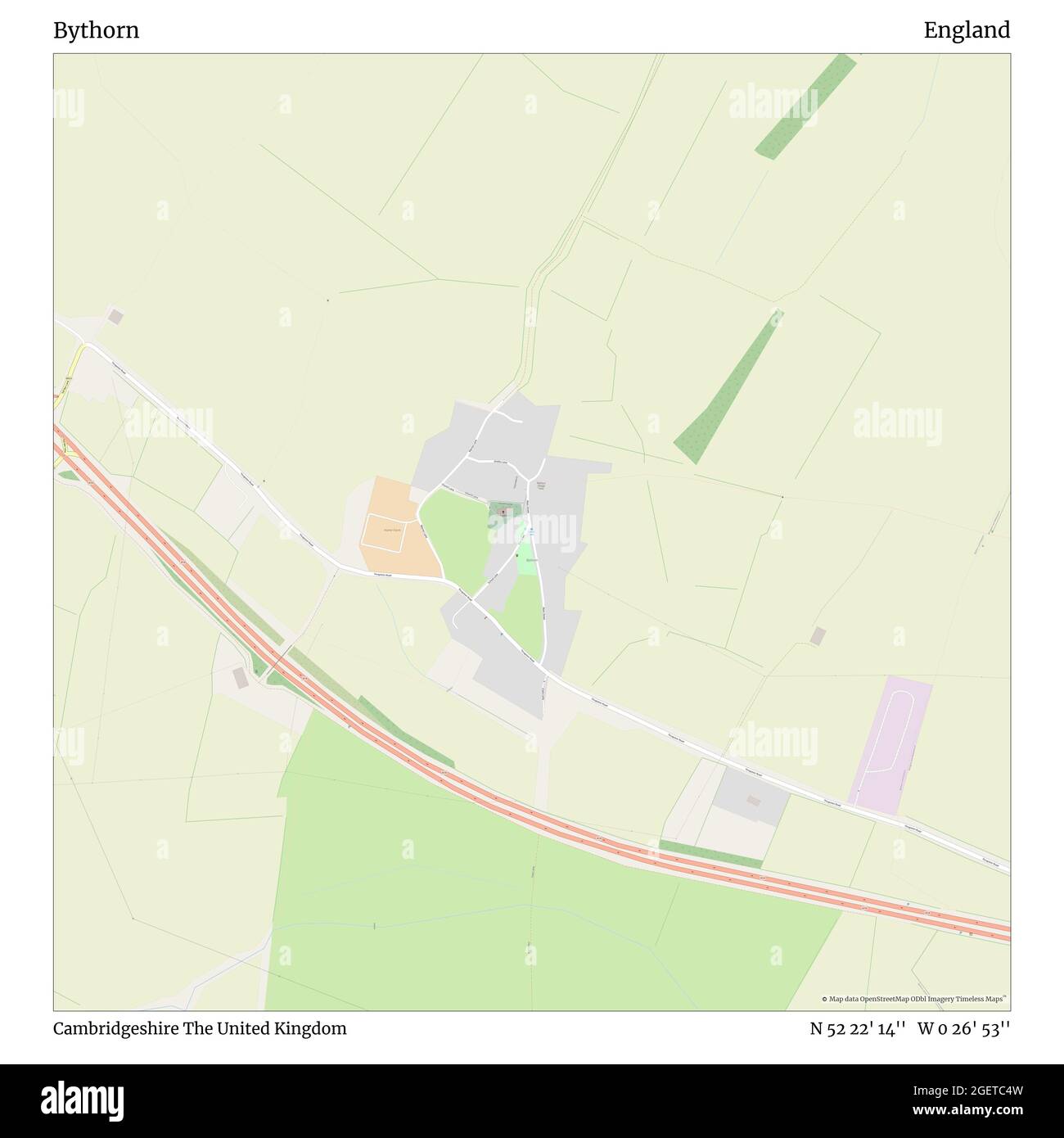 Bythorn, Cambridgeshire, Großbritannien, England, N 52 22' 14'', W 0 26 ...