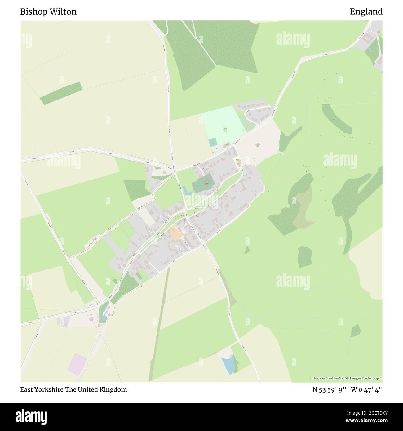 Bishop Wilton, East Yorkshire, Großbritannien, England, N 53 59' 9'', W ...