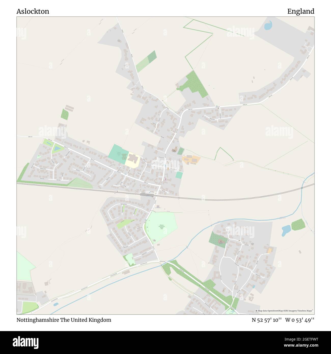 Asslockton, Nottinghamshire, Großbritannien, England, N 52 57' 10'', W ...
