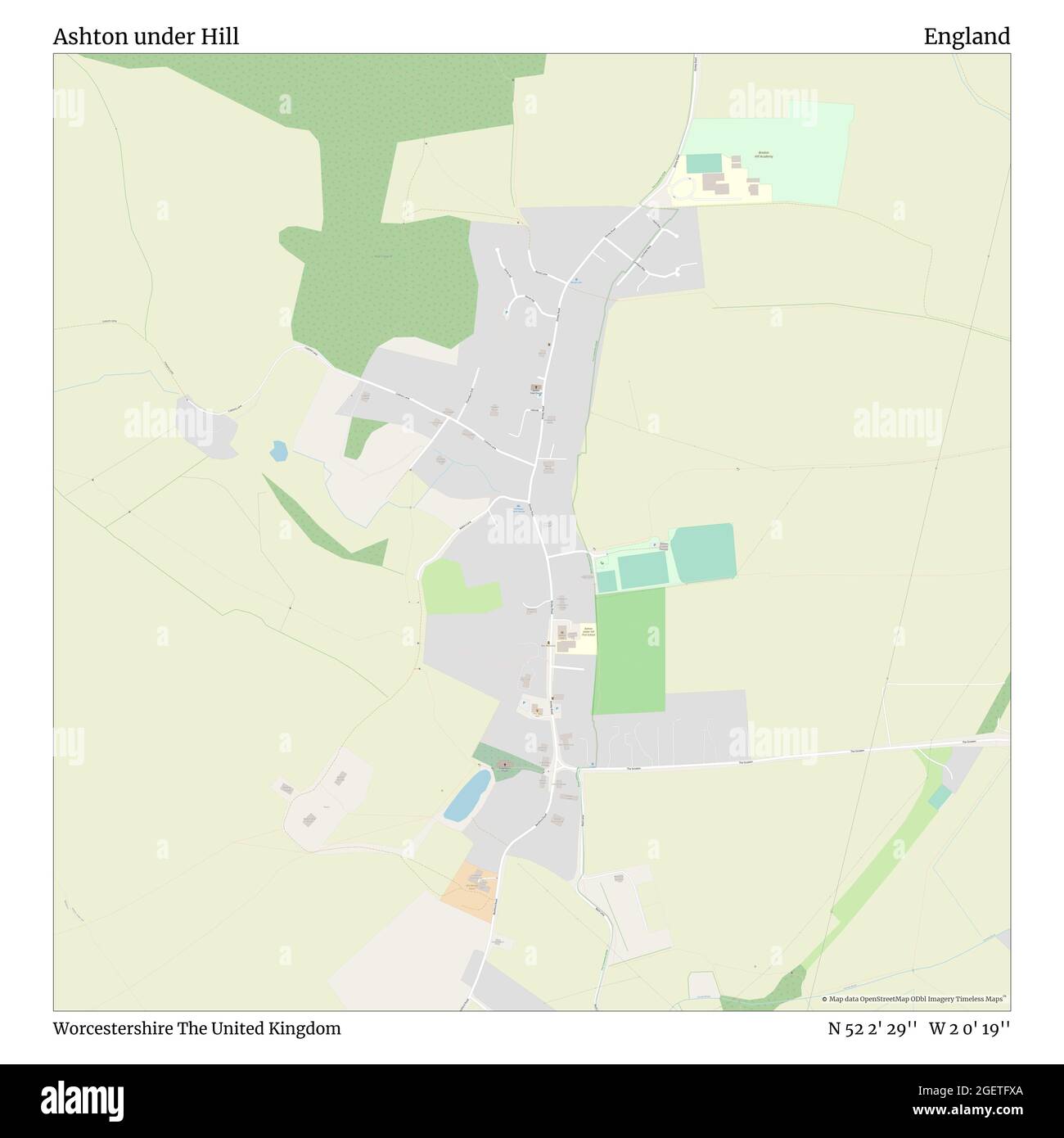 Ashton Under Hill, Worcestershire, Großbritannien, England, N 52 2' 29 ...