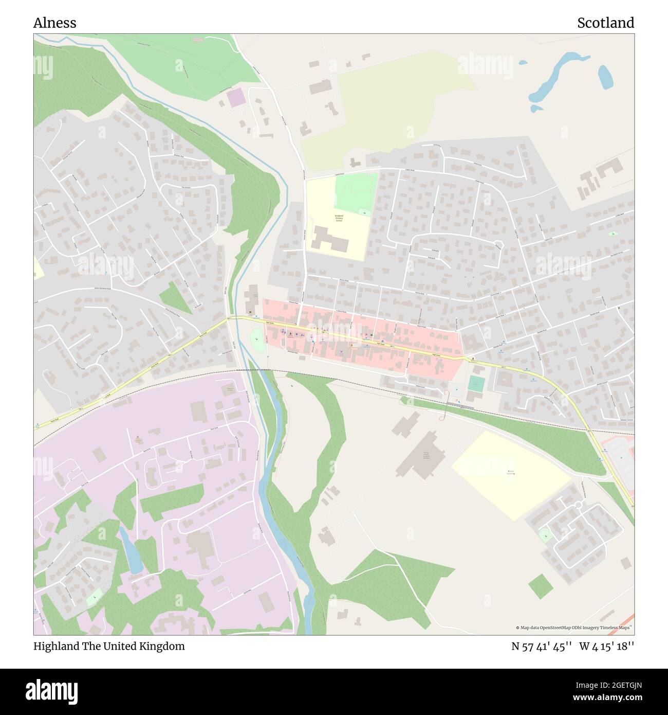 Alness, Highland, Vereinigtes Königreich, Schottland, N 57 41' 45'', W ...