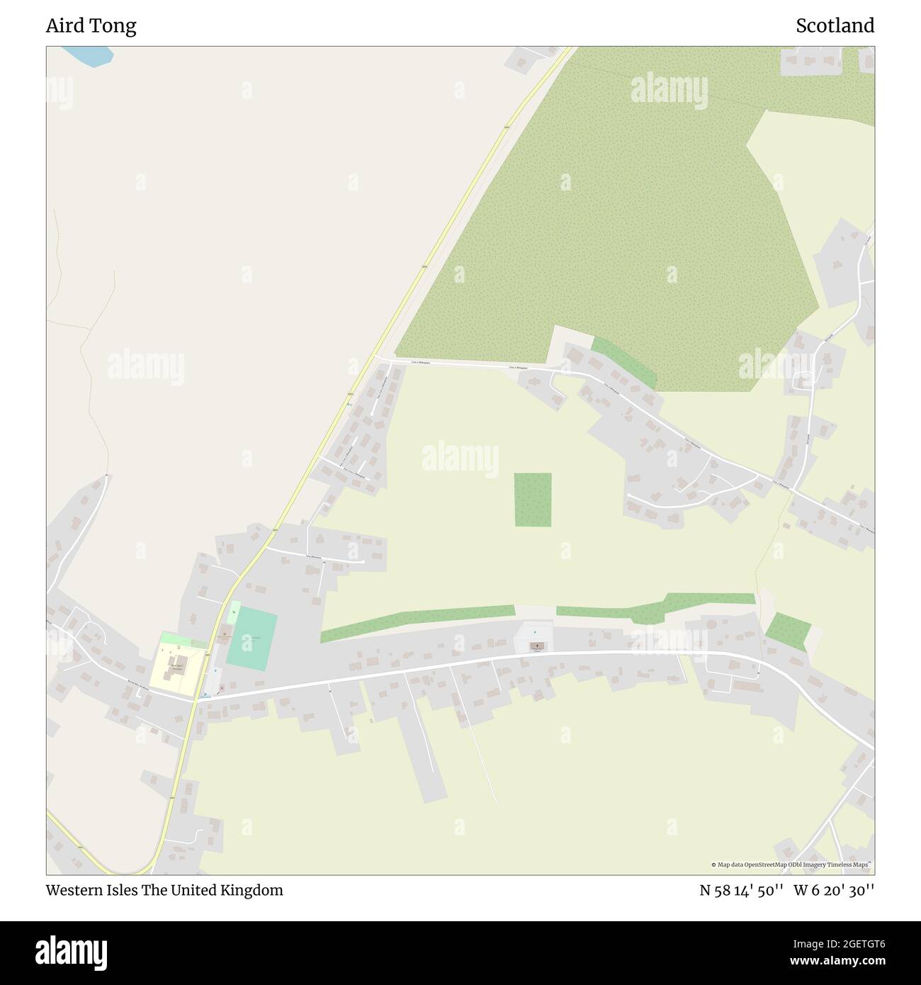 Aird Tong, Western Isles, Vereinigtes Königreich, Schottland, N 58 14 ...