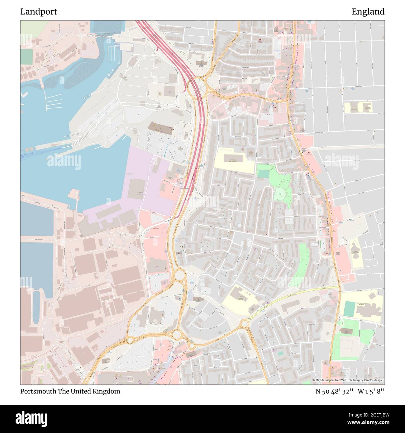 Landport, Portsmouth, Großbritannien, England, N 50 48' 32'', W 1 5' 8 ...