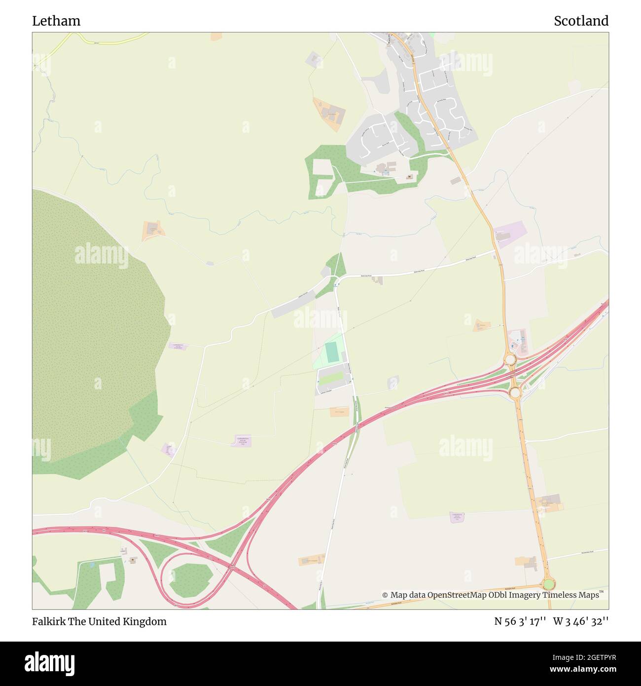 Karte von falkirk -Fotos und -Bildmaterial in hoher Auflösung – Alamy