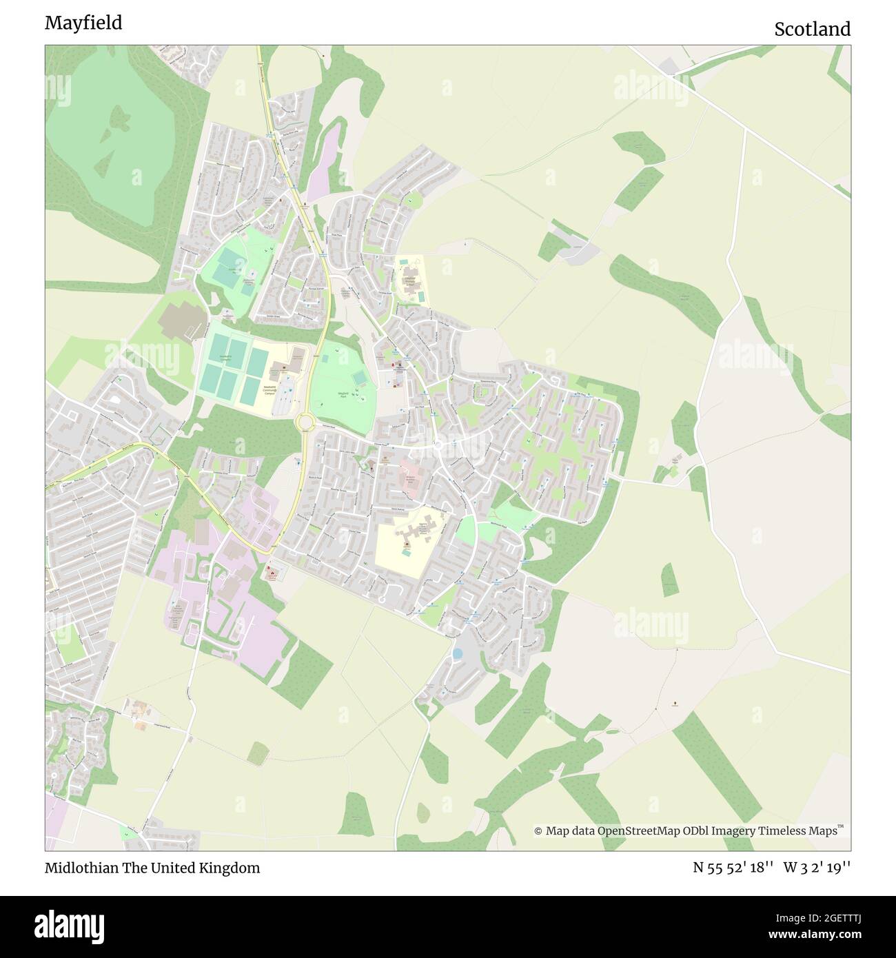 Mayfield, Midlothian, Vereinigtes Königreich, Schottland, N 55 52' 18 ...