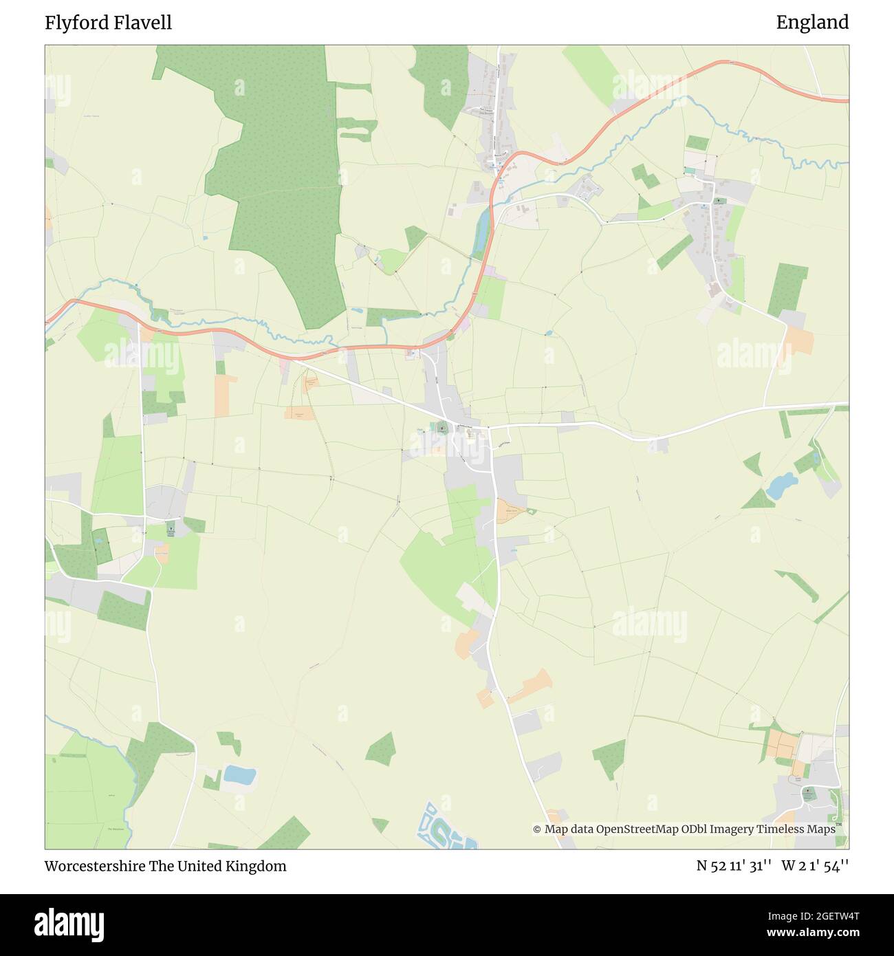 Flyford Flavell, Worcestershire, Großbritannien, England, N 52 11' 31 ...