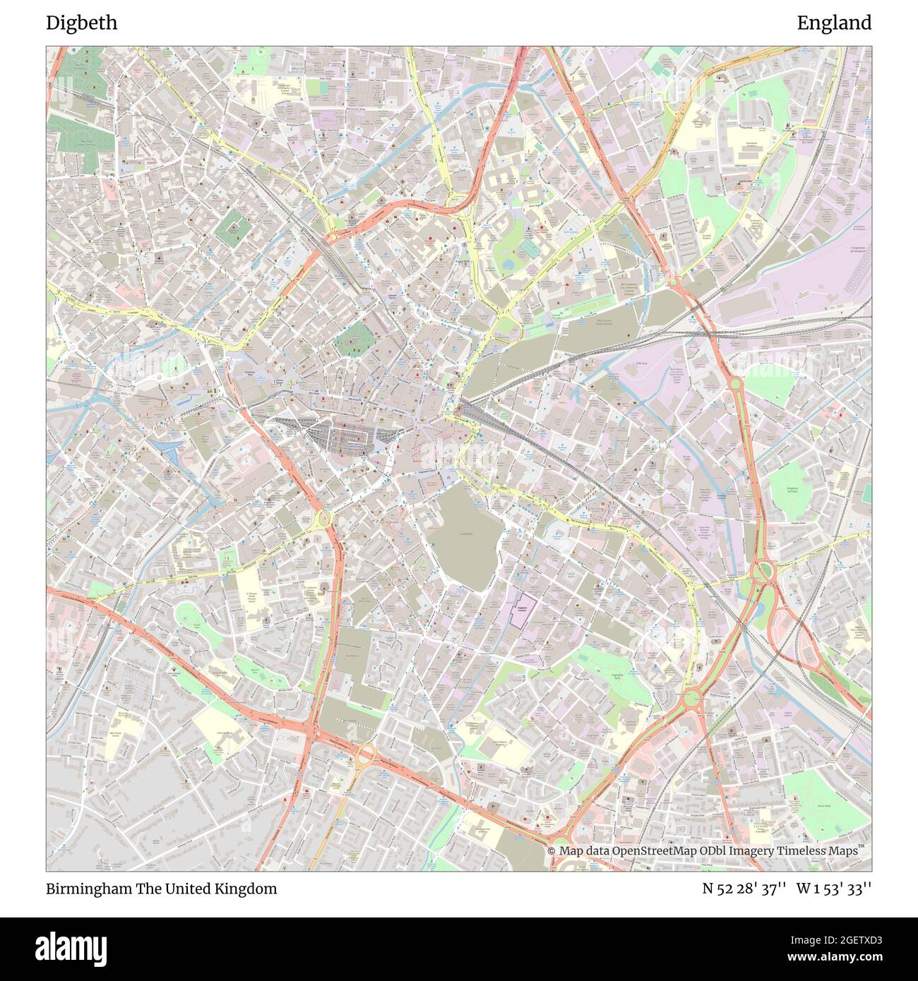 Digbeth, Birmingham, Großbritannien, England, N 52 28' 37'', W 1 53' 33 ...