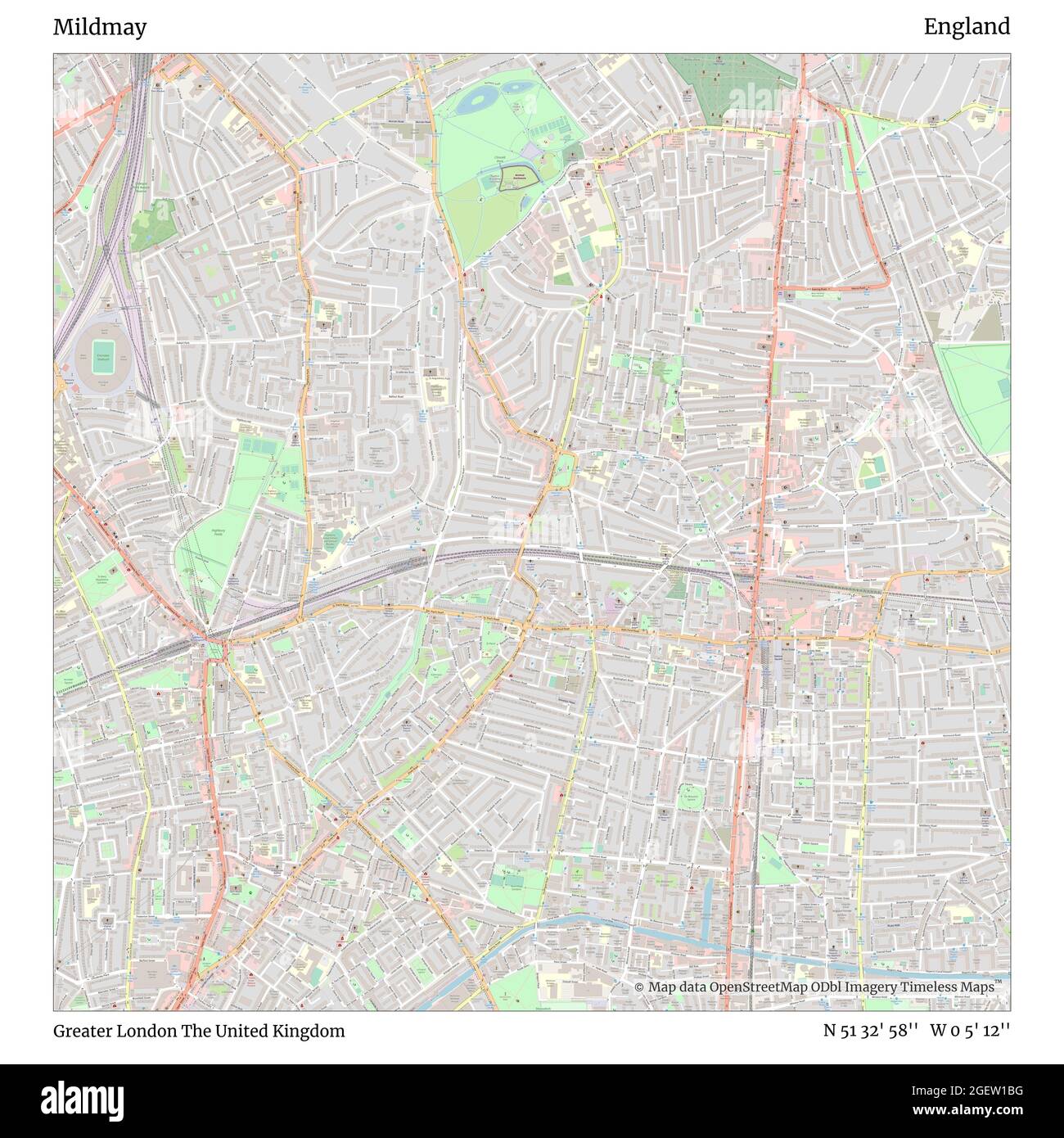 Mildmay, Greater London, Großbritannien, England, N 51 32' 58'', W 0 5 ...