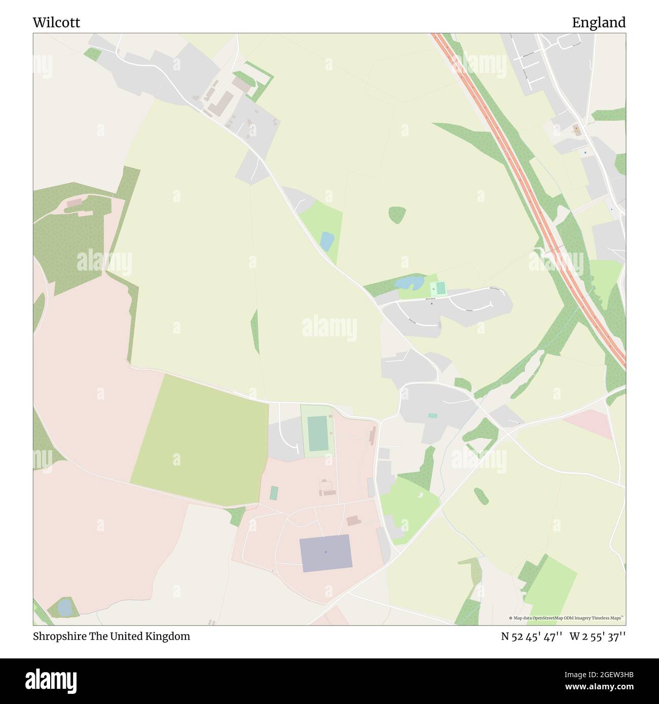 Wilcott, Shropshire, Großbritannien, England, N 52 45' 47'', W 2 55' 37 ...