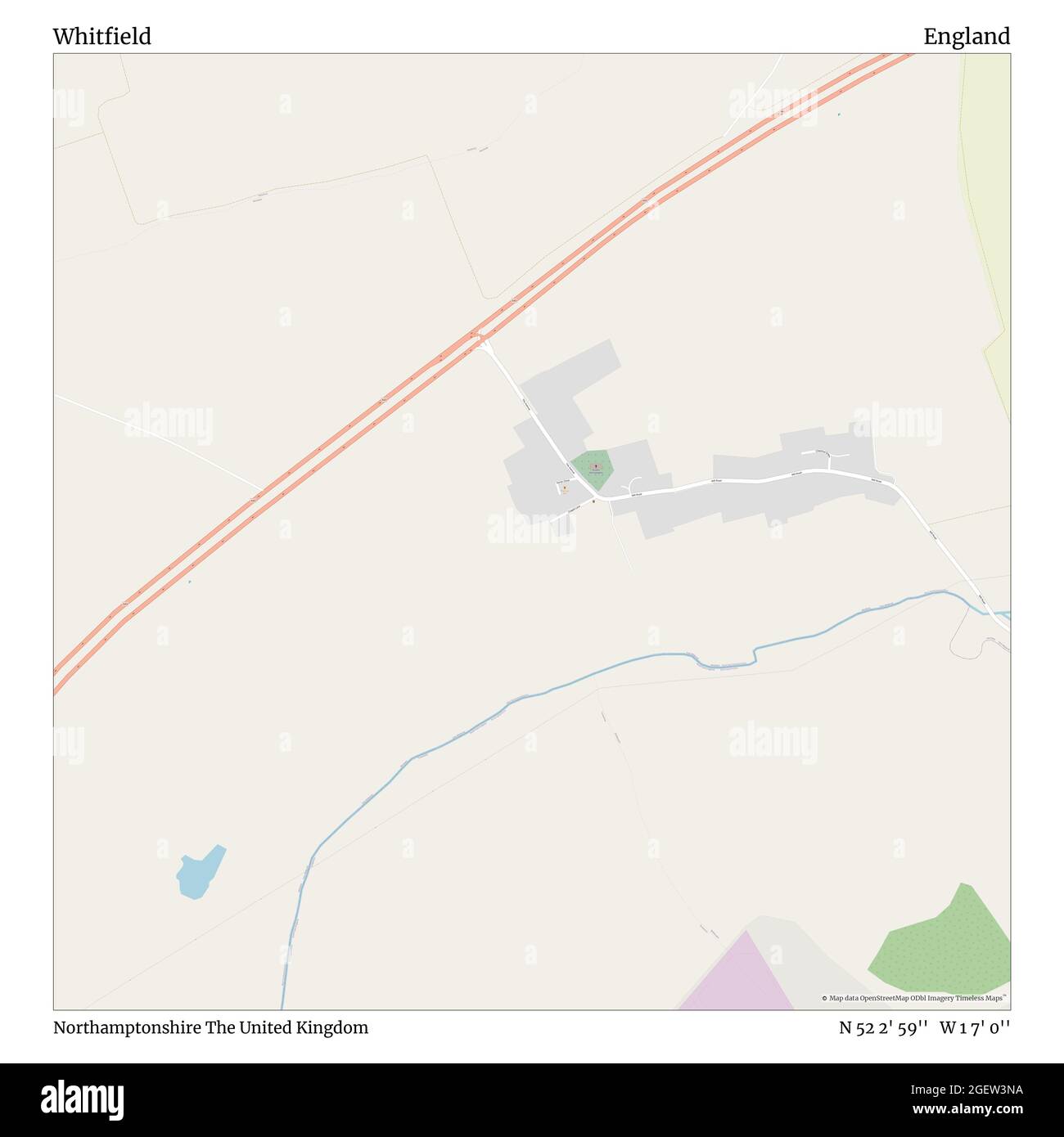 Whitfield, Northamptonshire, Großbritannien, England, N 52 2' 59'', W 1 ...