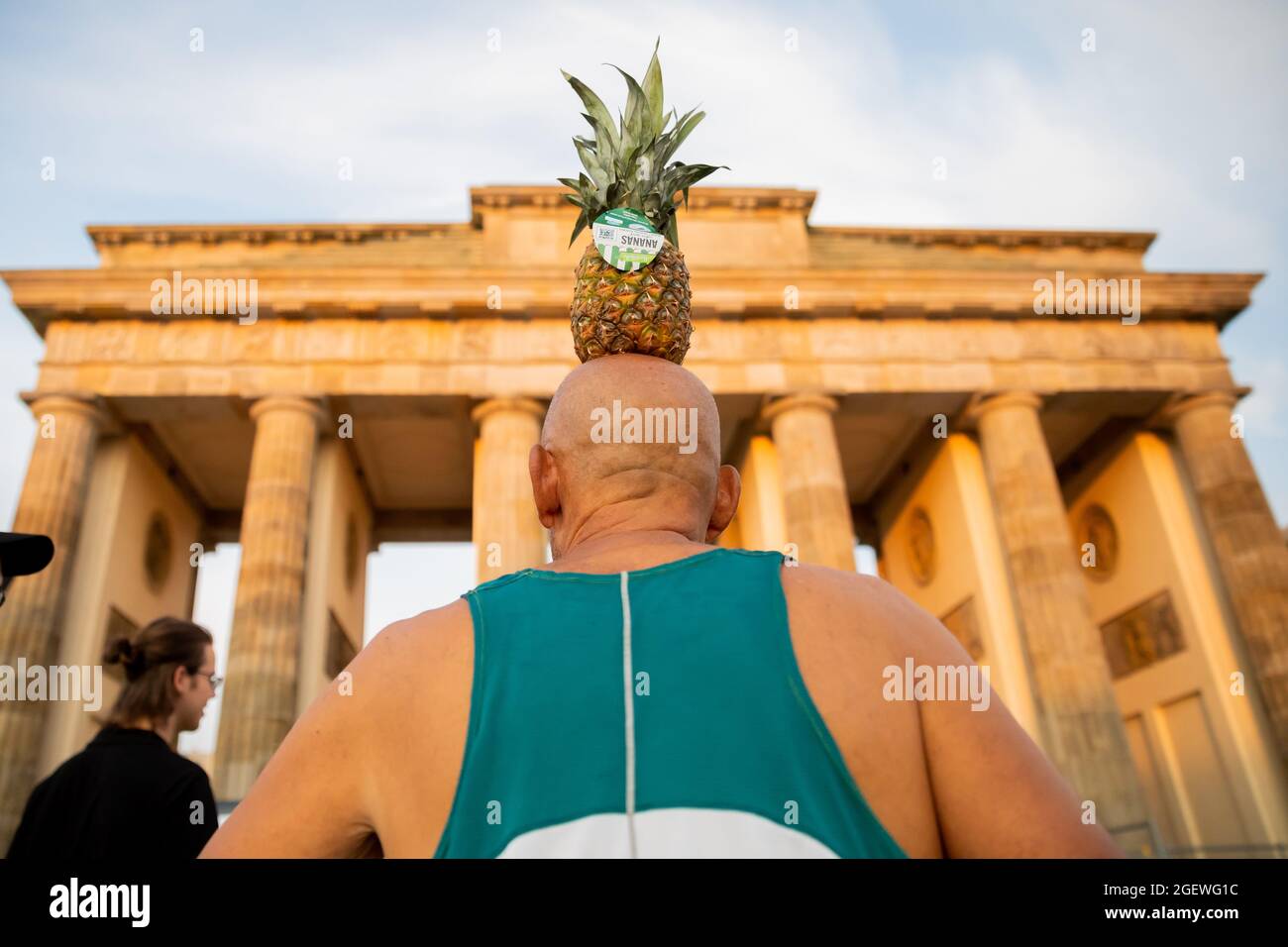 Berlin, Deutschland. August 2021. Marathonläufer Moshe Lederfein läuft ...