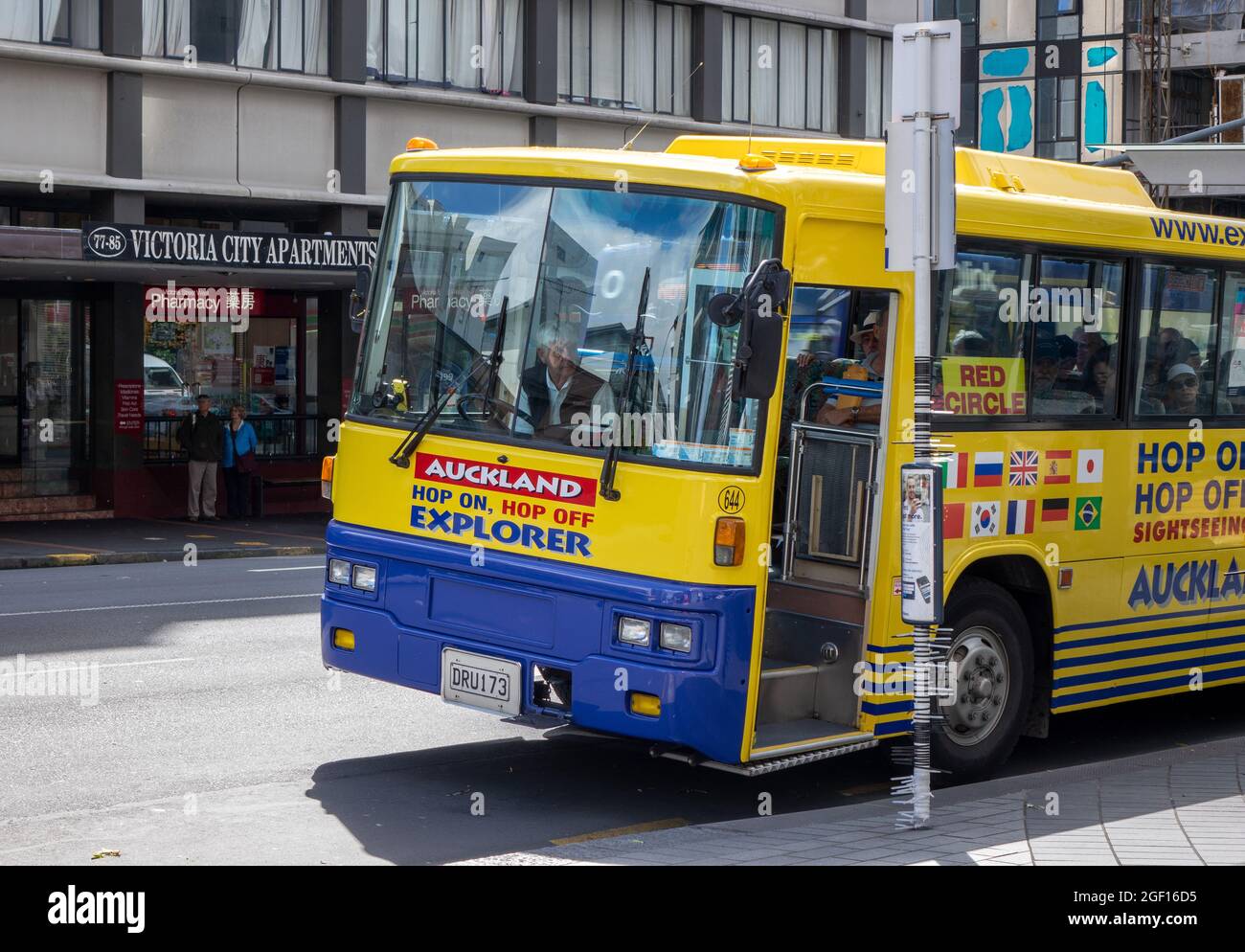 Auckland explorer bus -Fotos und -Bildmaterial in hoher Auflösung – Alamy