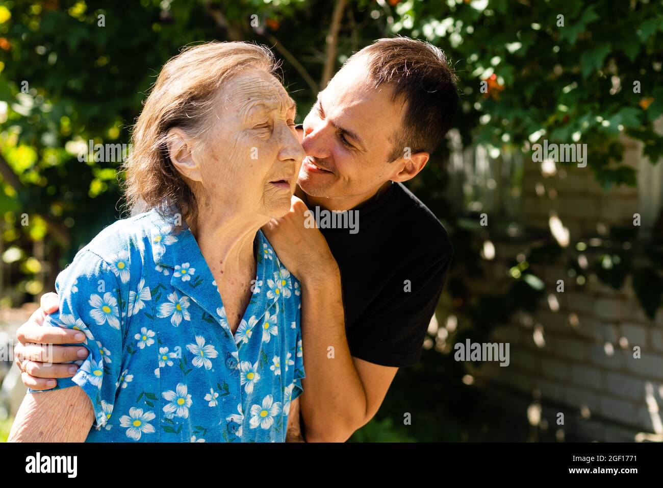 Sehr alte Urgroßmutter. Ältere alte Frau Stockfotografie - Alamy