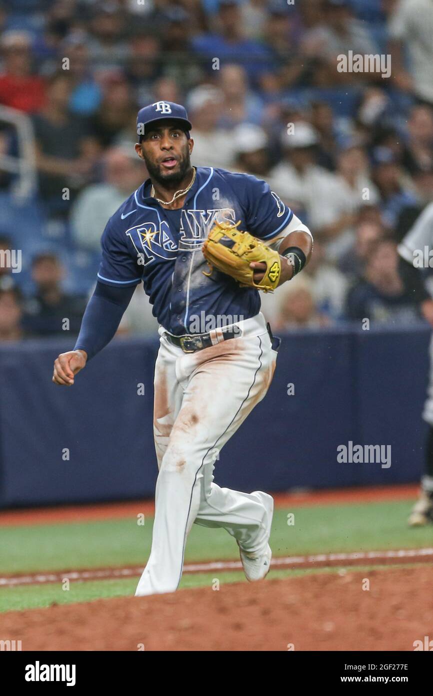 St. Petersburg, Florida. USA; Tampa Bay Roys First Baseman Yandy Diaz ...