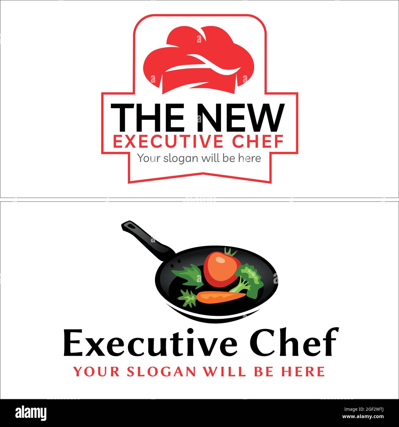 Chefkoch Restaurant Icon Vektor Logo Design Stock-Vektorgrafik - Alamy