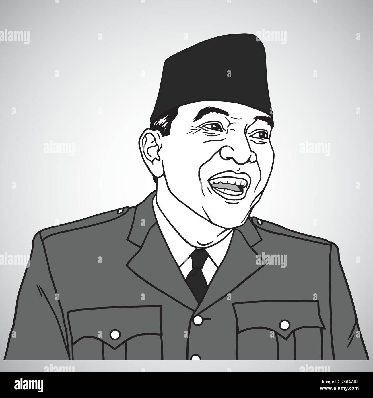 Ir soekarno Stock-Vektorgrafiken kaufen - Alamy