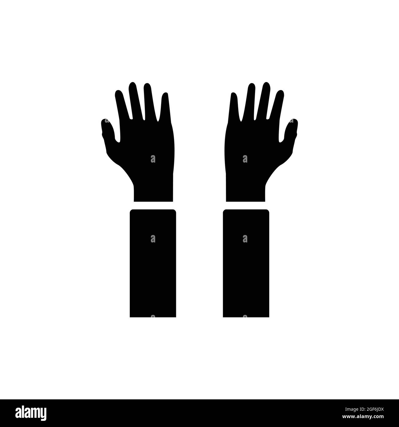 Schüler hebt die hand Stock-Vektorgrafiken kaufen - Alamy