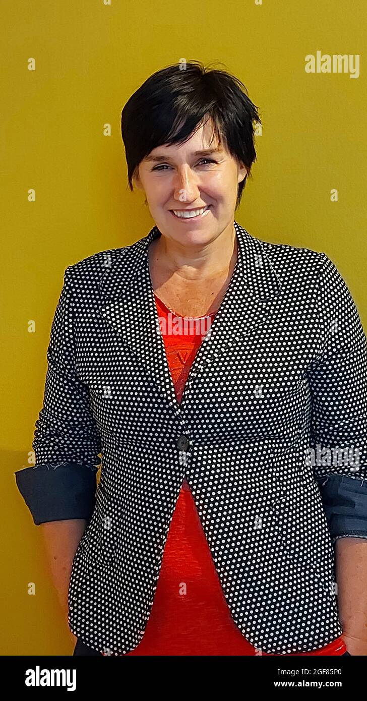 Hasseburg, Deutschland. August 2021. Sandra Keck, Schauspielerin ...