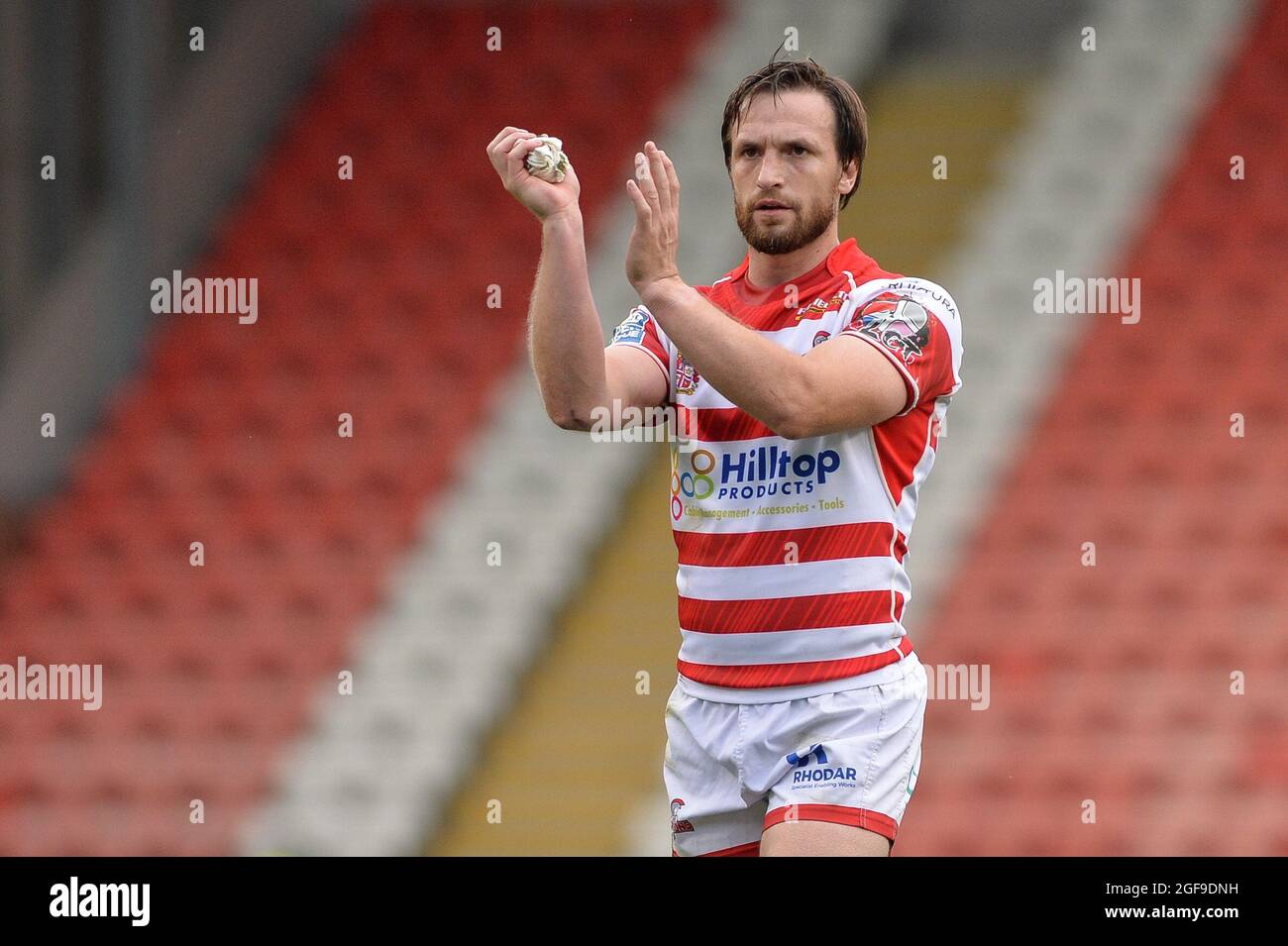 Leigh, England - 22. August 2021 - Joe Mellor von Leigh Centurions ...