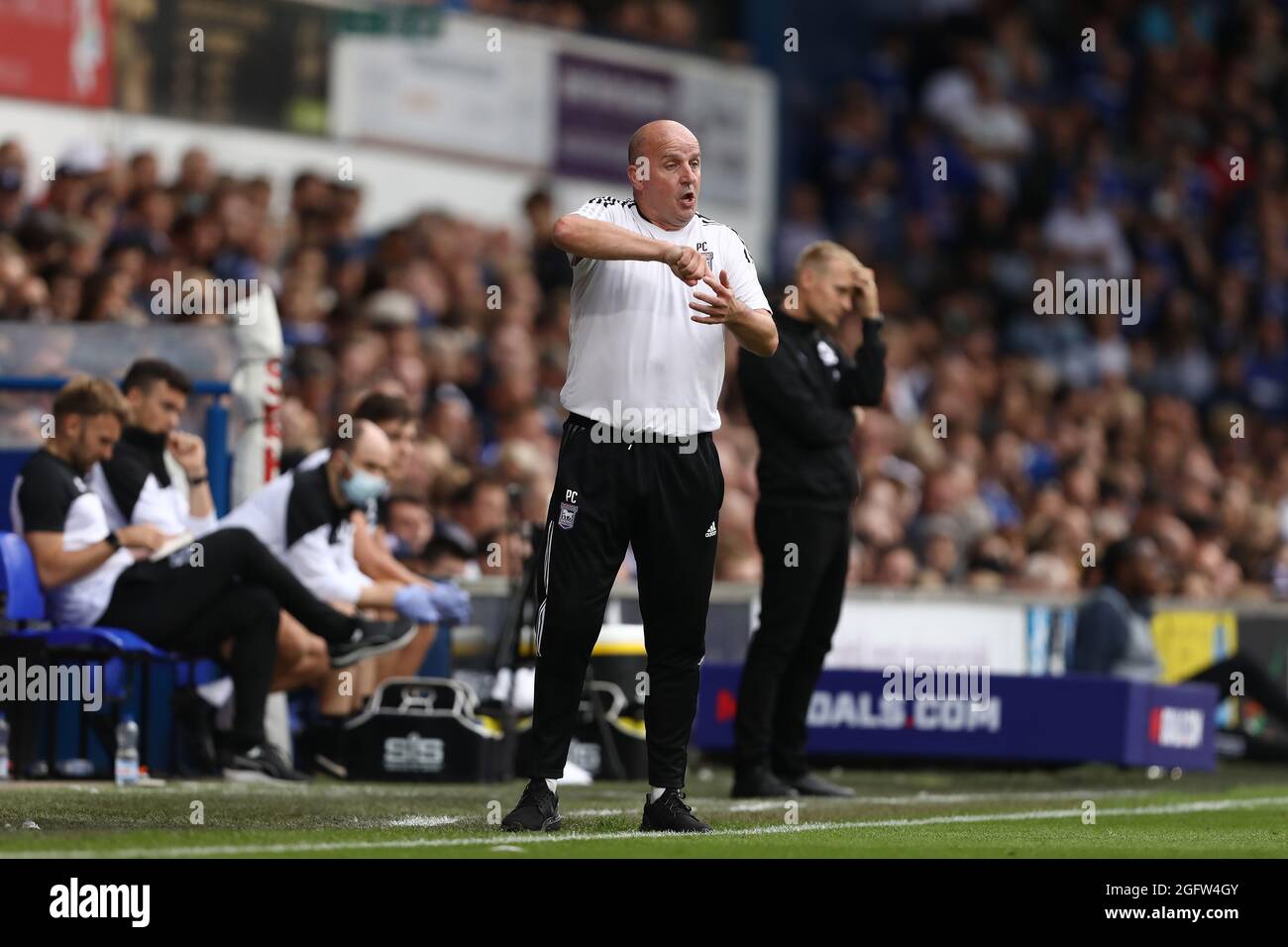 Manager of Ipswich Town, Paul Cook - Ipswich Town / Milton Keynes Dons ...