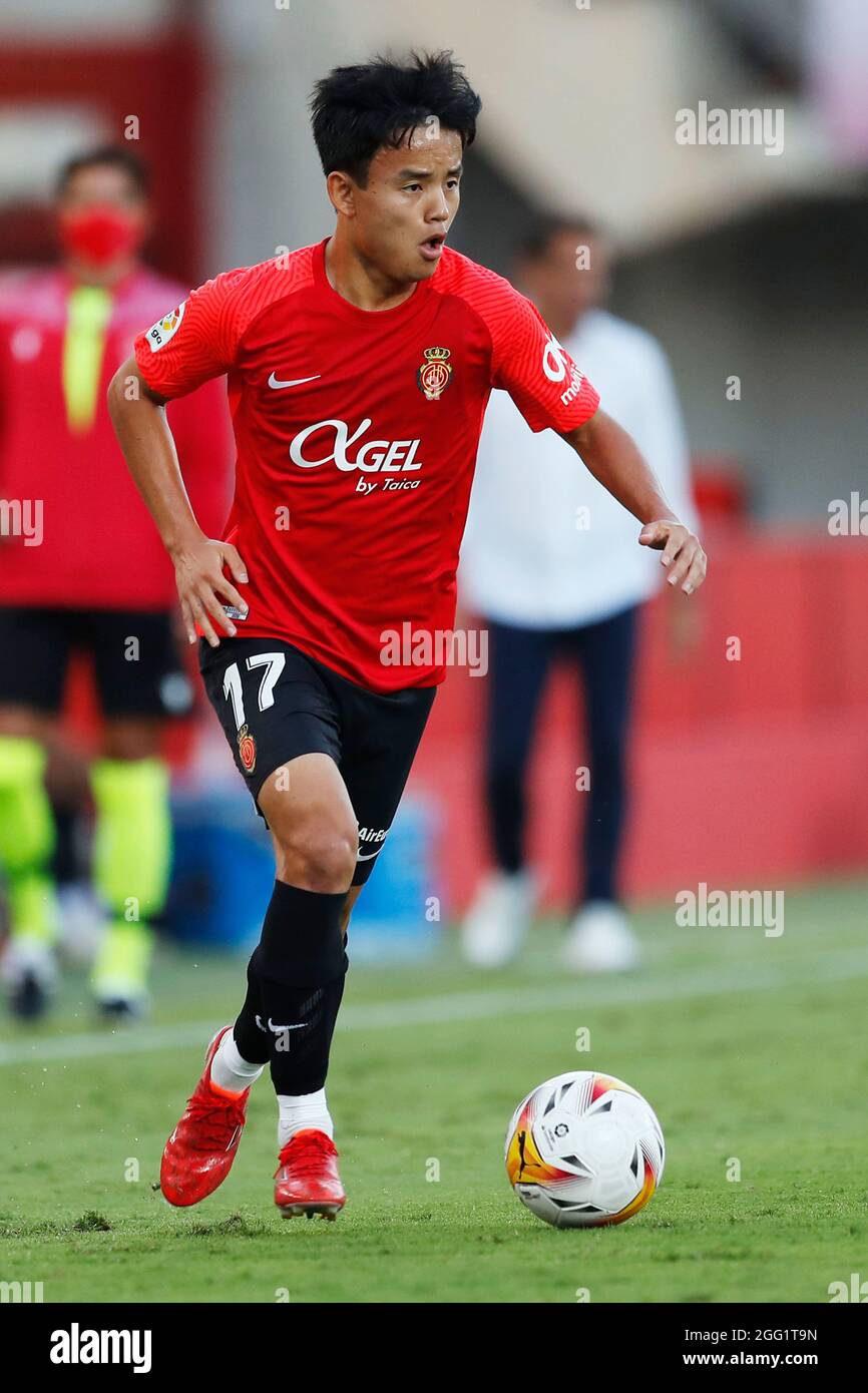 Palma de Mallorca, Spanien. Kredit: D. 27. Aug. 2021. Takefusa Kubo (Mallorca) Fußball/Fußball ...
