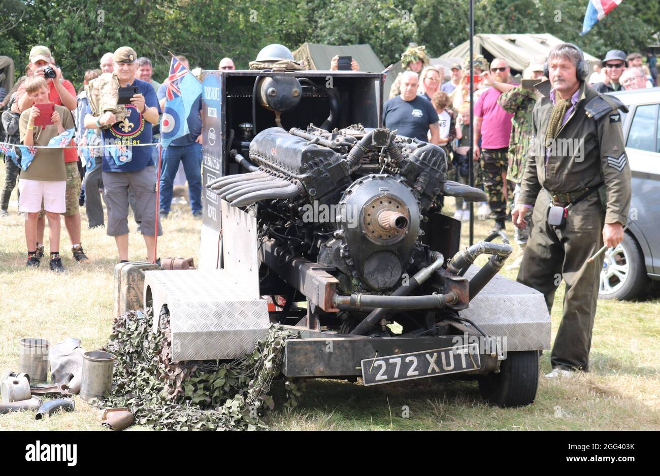 Merlin spitfire rolls royce v12 static engine -Fotos und -Bildmaterial ...