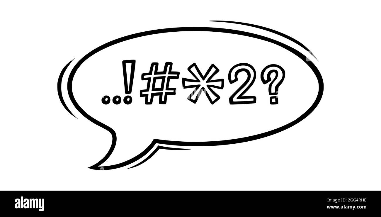 Symbole beleidigen -Fotos und -Bildmaterial in hoher Auflösung – Alamy