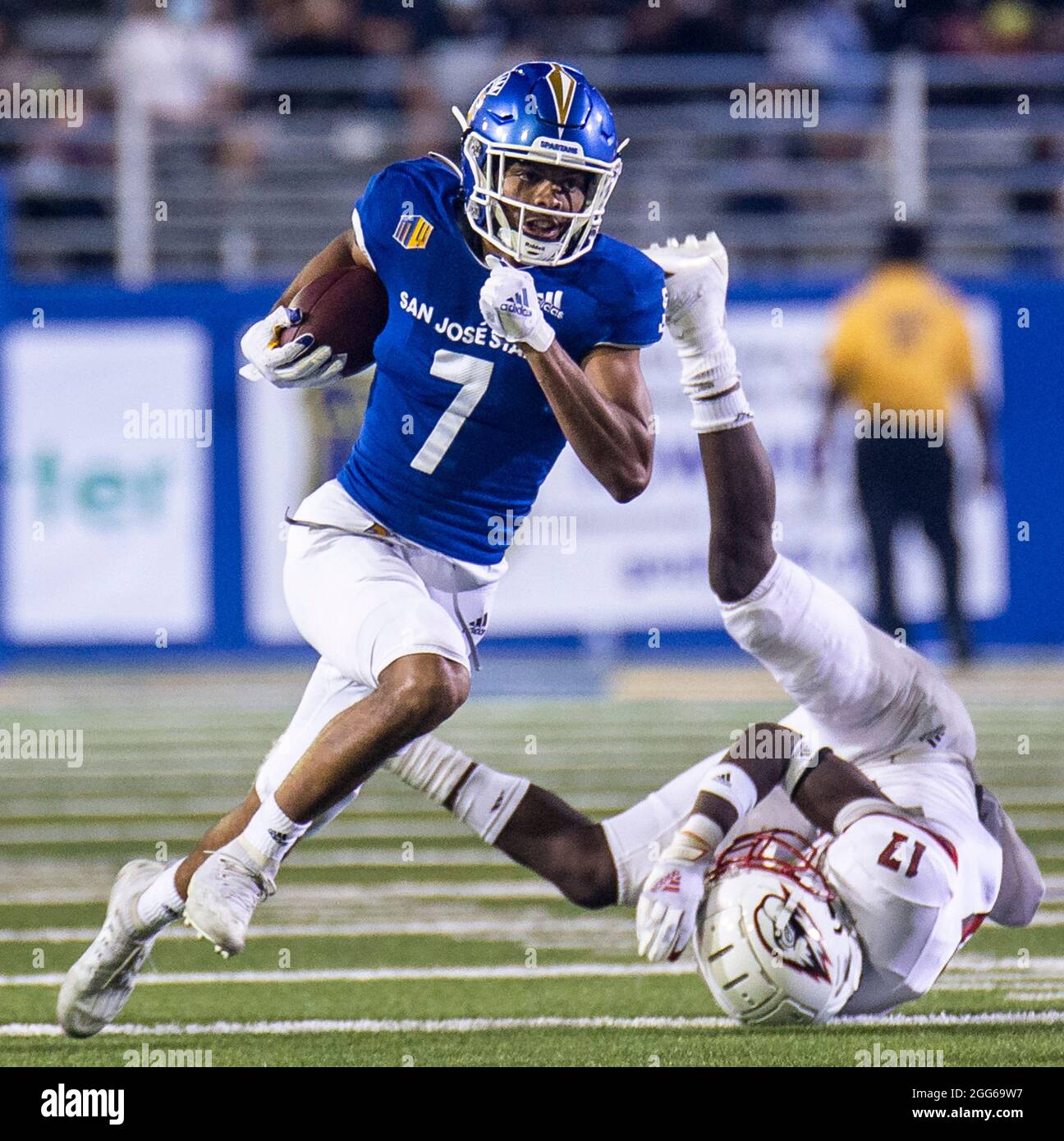 August 28 2021 San Jose, CA USA der San Jose State Wide Receiver ...
