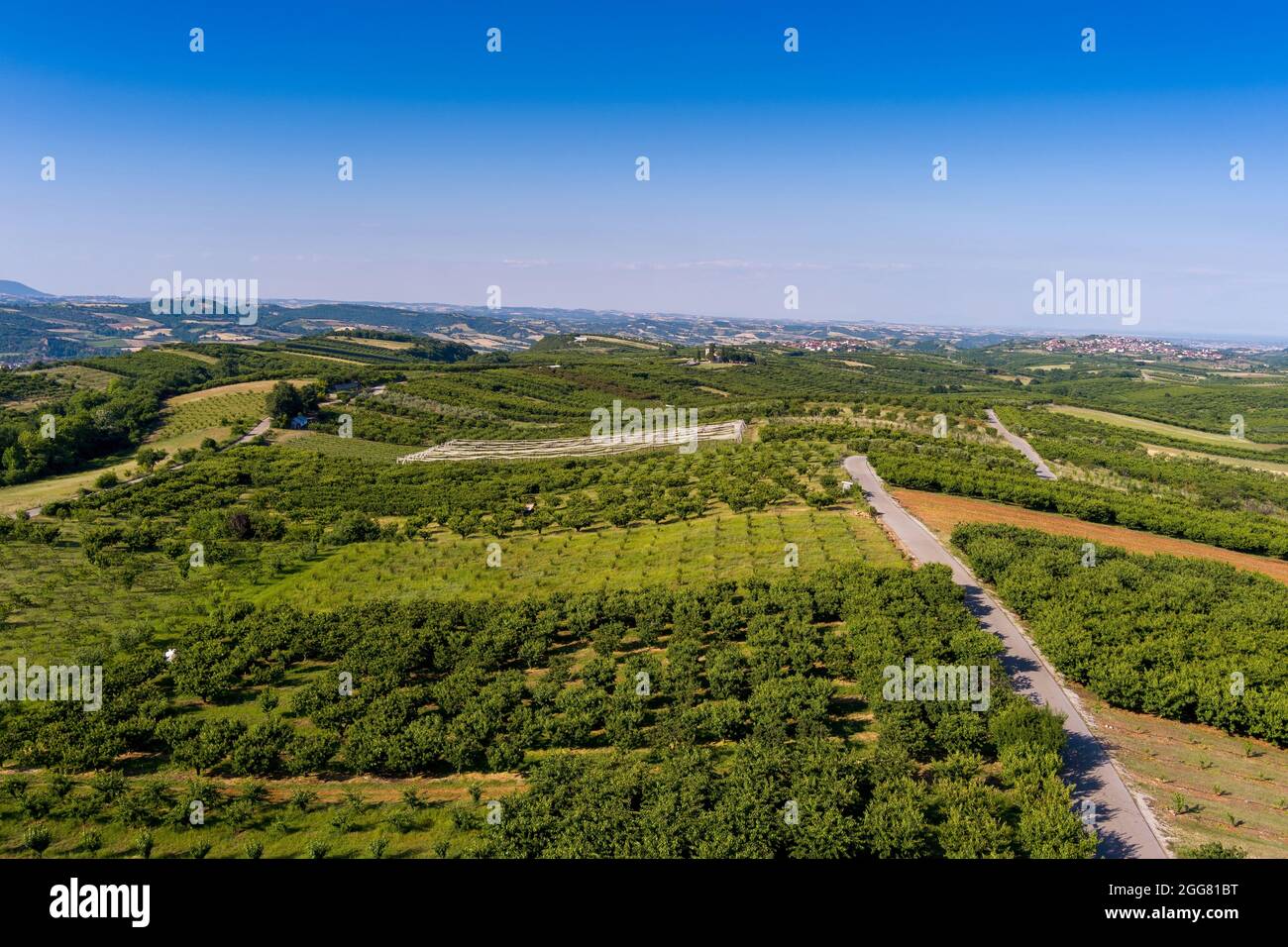 Landwirtschaftliche felder mit bäumen -Fotos und -Bildmaterial in hoher Auflösung - Seite 3 - Alamy