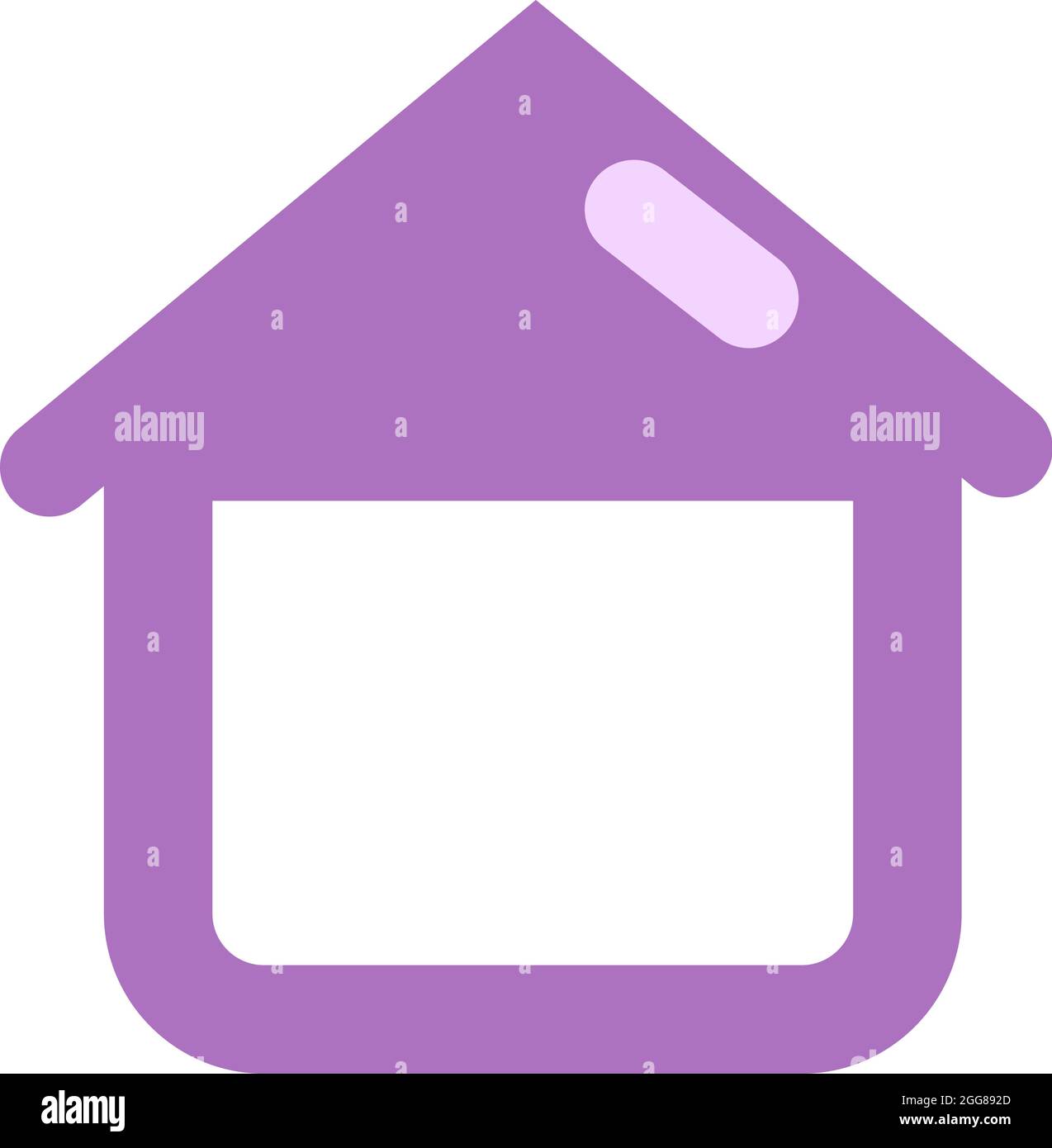 Lila haus Stock-Vektorgrafiken kaufen - Alamy