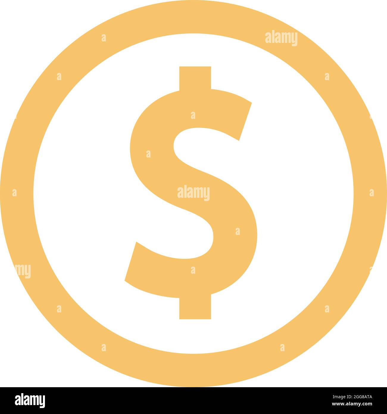 Dollarzeichen illustration Stock-Vektorgrafiken kaufen - Alamy