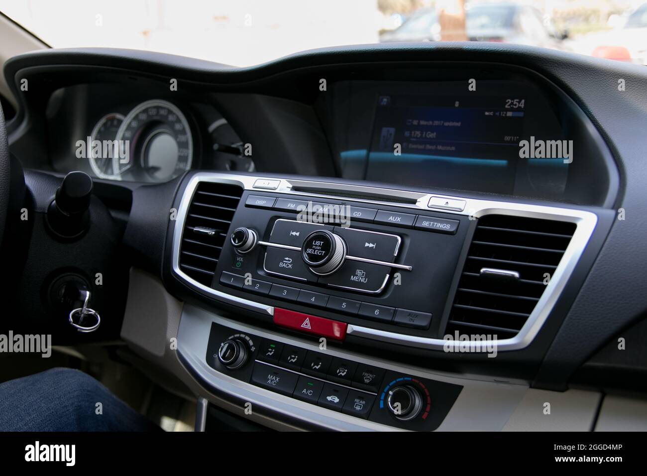 Fahrzeug Auto Black Color Control Panel Center Konsolen Multi Media ...