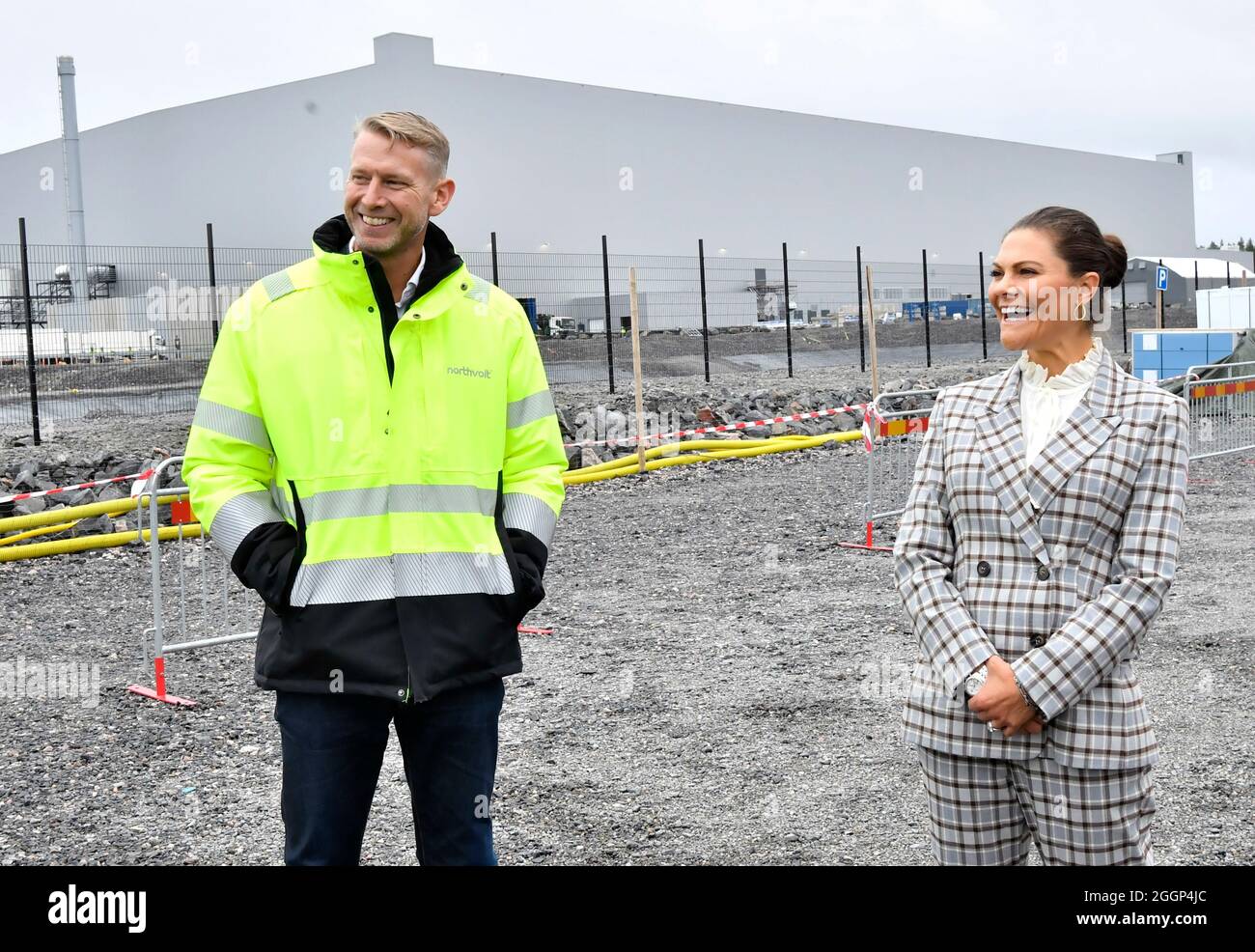 Peter Carlsson, CEO des Lithiumbatterieherstellers Northvolt, der eine ...