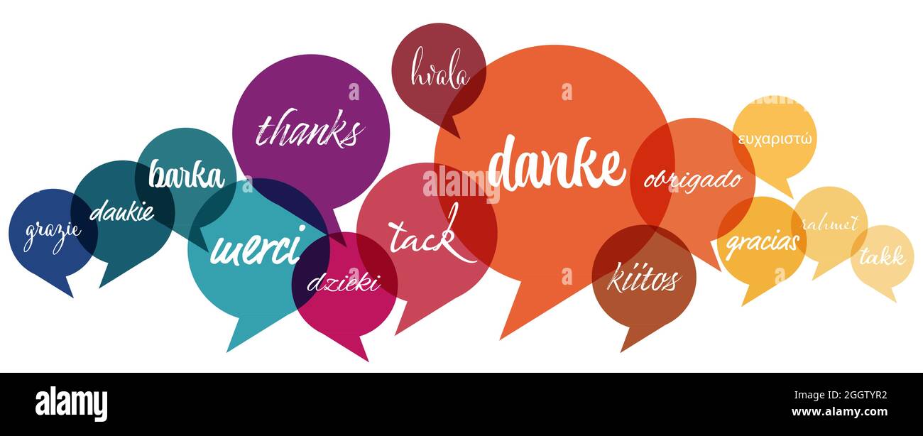 EPS 10 Vektordarstellung von farbigen Sprechblasen Wolke isoliert Auf ...