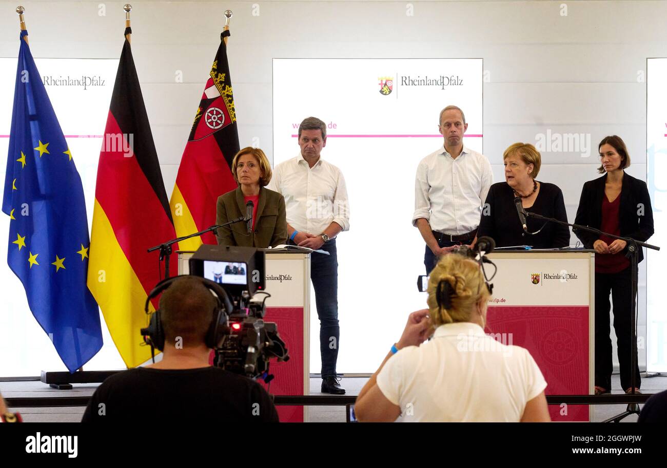 Ringen, Deutschland. September 2021. Bundeskanzlerin Angela Merkel (CDU ...
