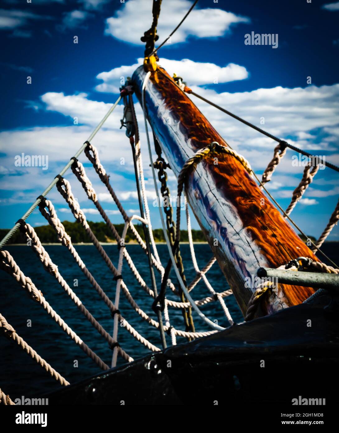 Der Bug des großen Schiffes Silva Stockfotografie - Alamy