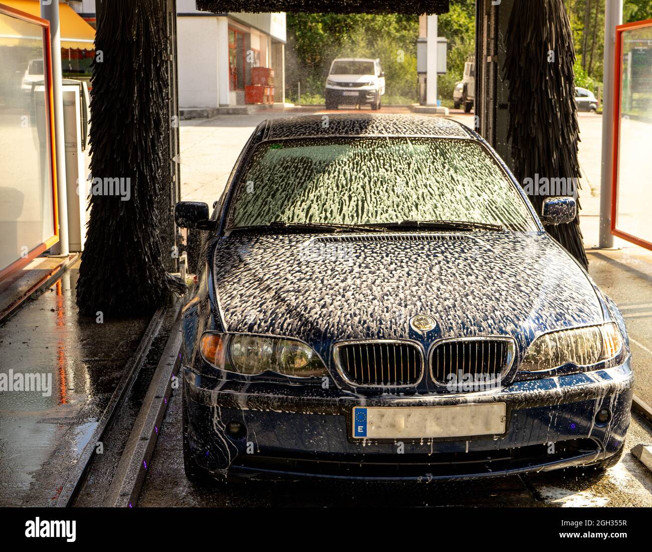 Elegantes Auto Waschen Dortmund Fotos