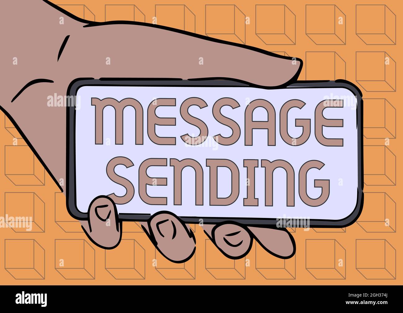 Inspiration zeigt Zeichen Nachricht senden. Geschäftsidee zu vermitteln ...