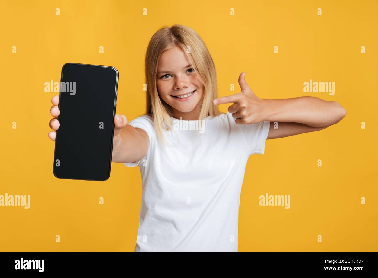 Cute teen teenager blonde girl Stockfotos und -bilder Kaufen - Alamy