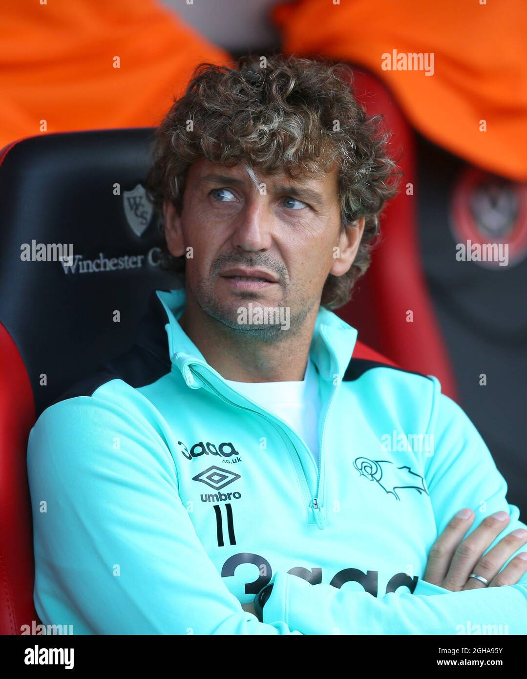 Inigo Idiakez First Team Coach von Derby County während der Vorsaison ...