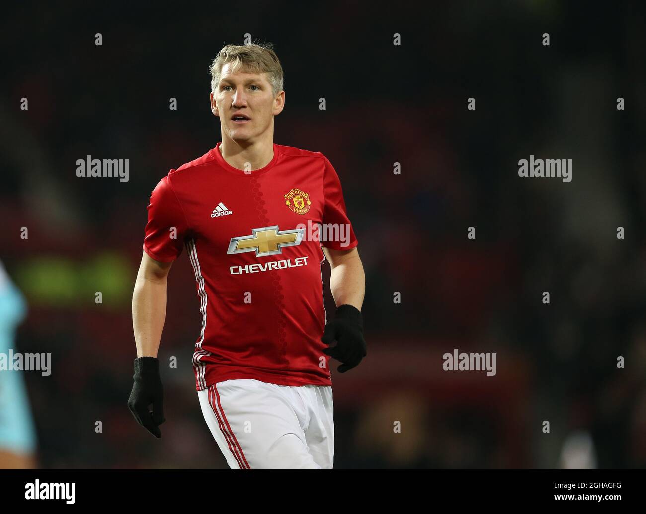 Bastian Schweinsteiger von Manchester United beim Finale des englischen ...