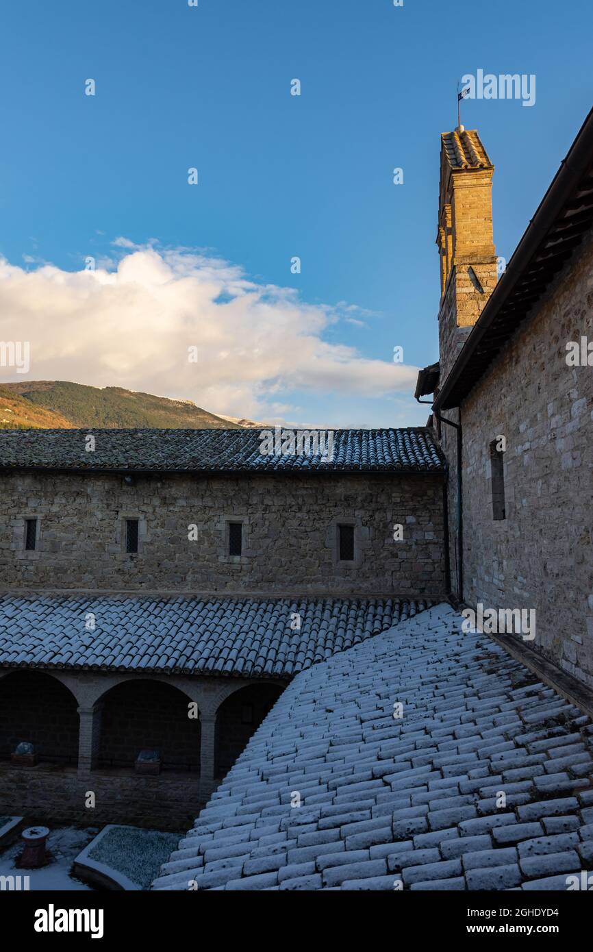 Assisi, Kirche von San Damiano. Die Kirche von San Damiano, ist der Ort, wo St. Clare starb und ...