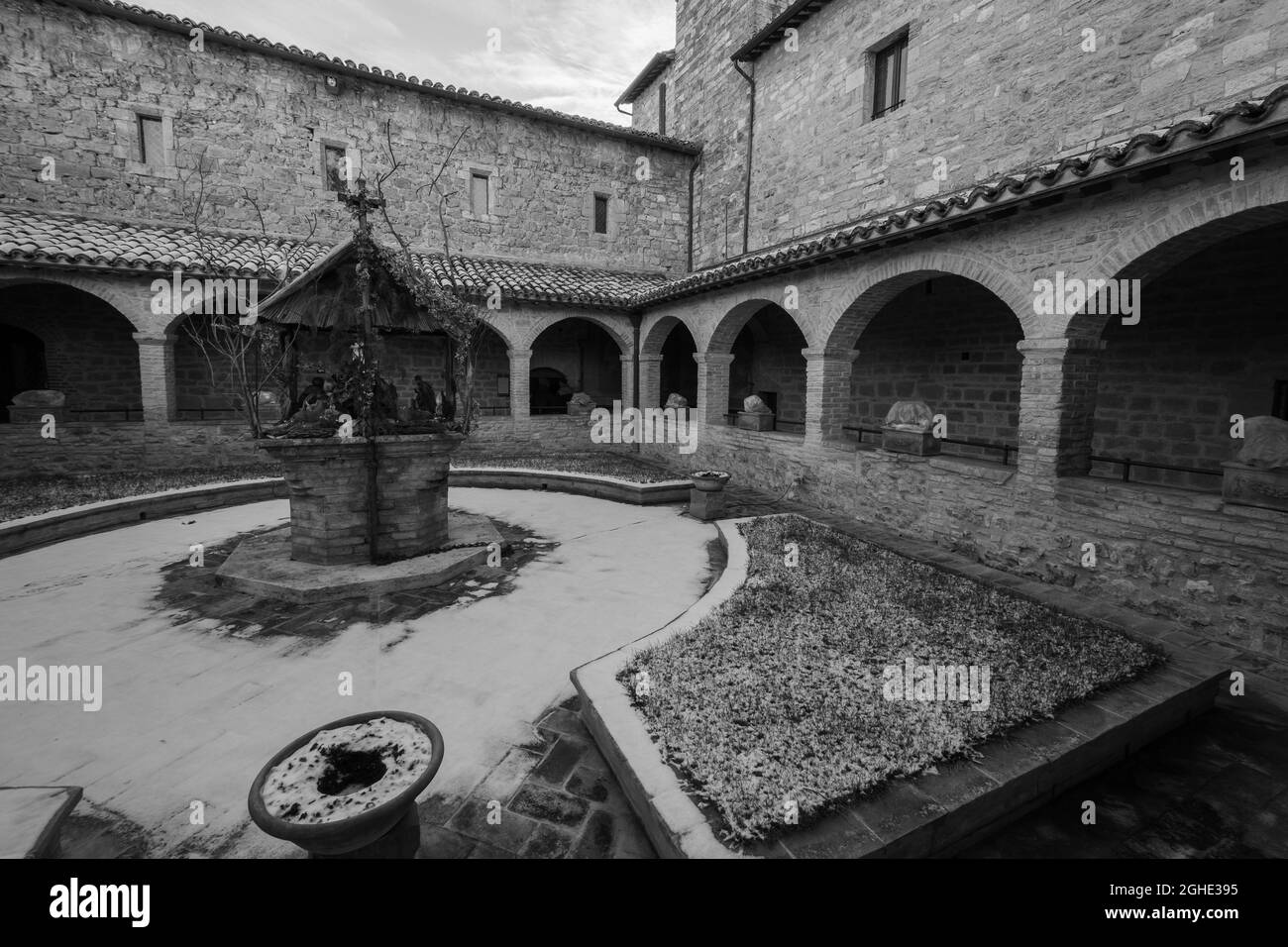 Assisi, Kirche von San Damiano. Die Kirche von San Damiano, ist der Ort, wo St. Clare starb und ...