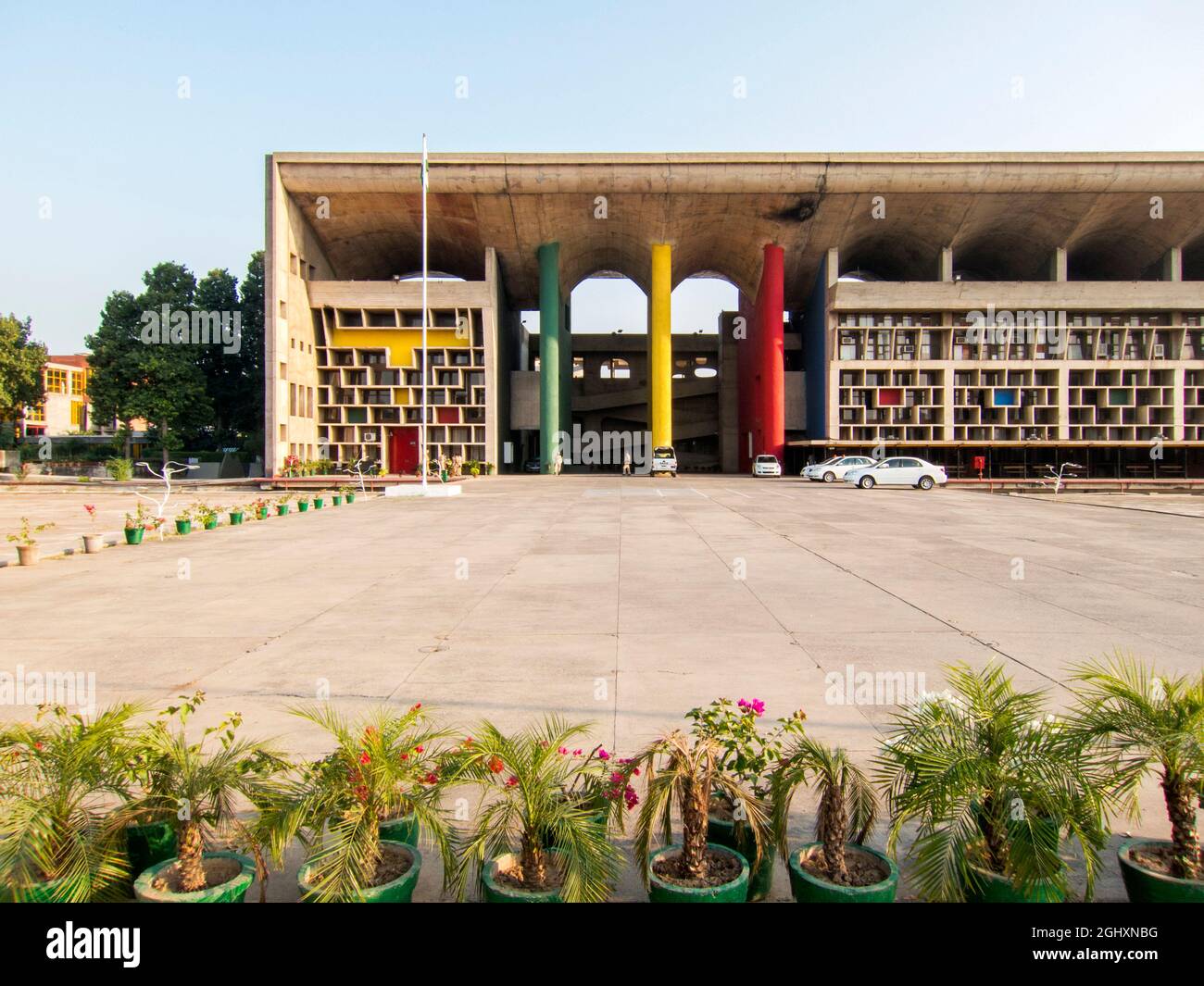 High Court projected by Architect Le Corbusier Chandigarh (Capital of ...