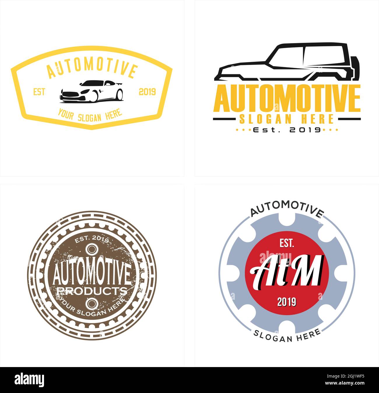 Auto schild logo Stock-Vektorgrafiken kaufen - Alamy