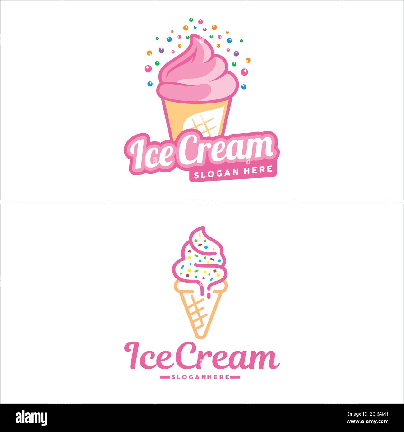 Eis logo Stock-Vektorgrafiken kaufen - Alamy
