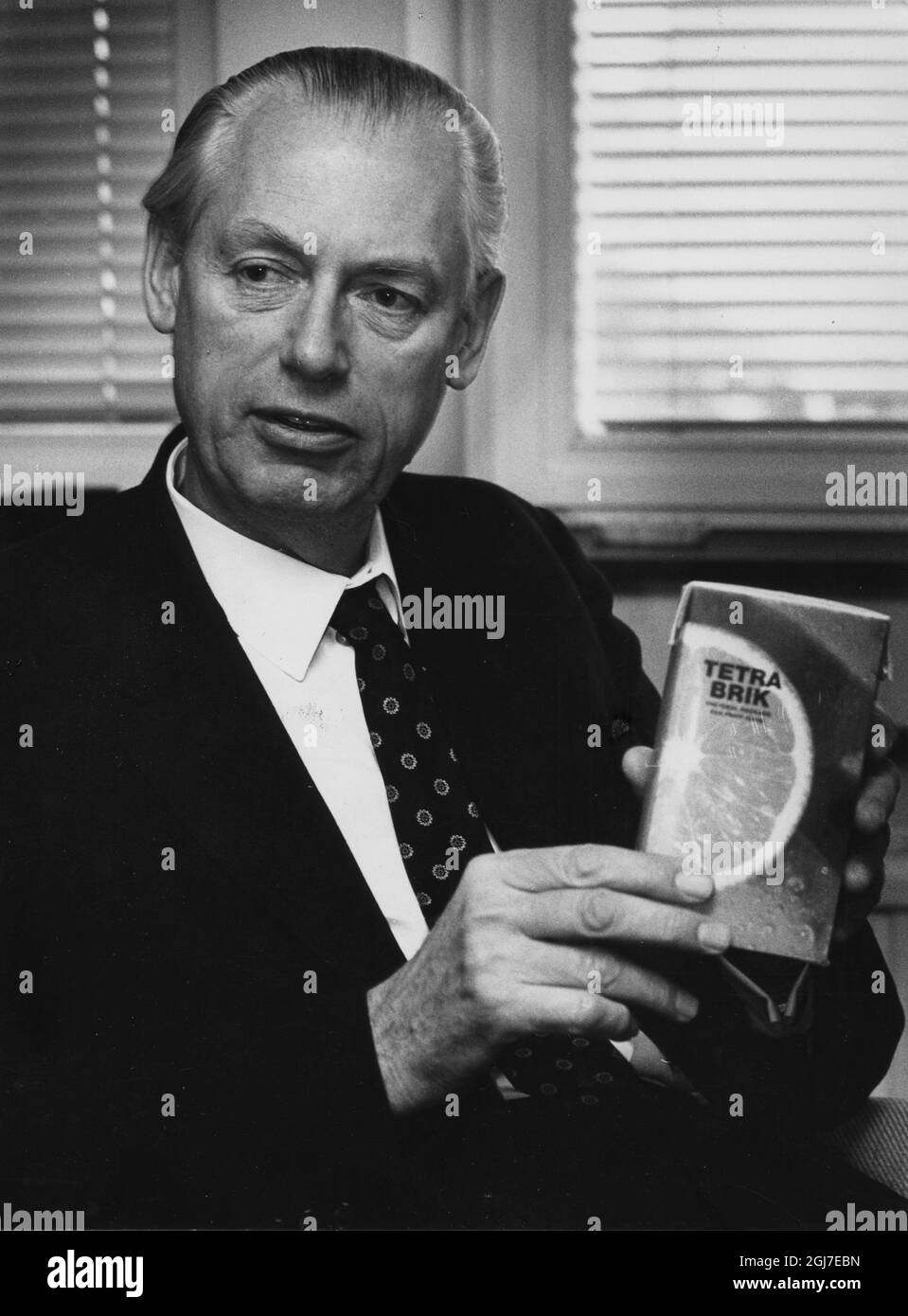 Der Geschäftsmann und Investor Hans Rausing, ehemaliger ceo von Tetra ...
