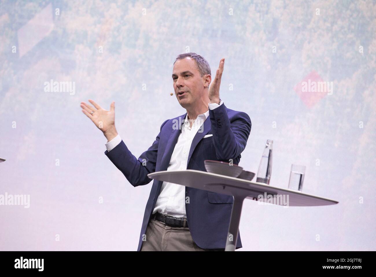 Siemens AG Vorstand Cedrik Neike am vierten Tag ( 9. September 2021 ...