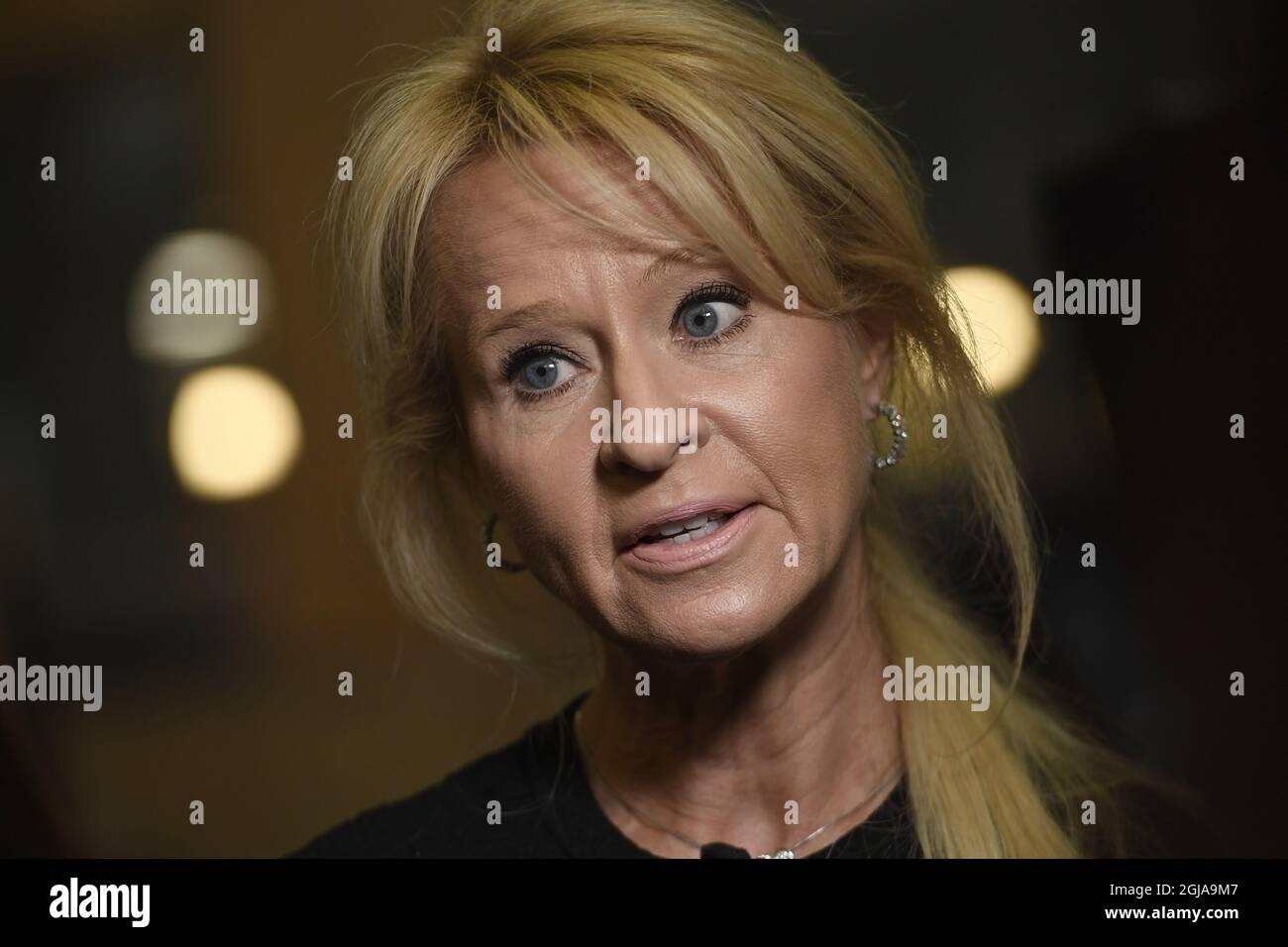 STOCKHOLM 2016-10-20 Annika Falkengren, CEO der SEB Bank, wird bei der ...